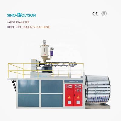 China Sinohs CE ISO Large Diameter Plastic HSJ-120 HDPE Pipe Making Machine for sale