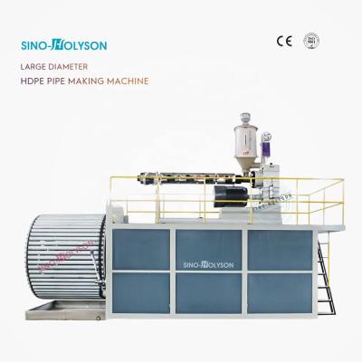 China Sinohs CE ISO Large Diameter Plastic HSJ-120 HDPE Pipe Making Machine for sale