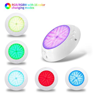 China Refined 18W RF-003C-252 RGB Super Slim Thin Amazon Hot Selling Wall Mounted LED Pool Light for sale