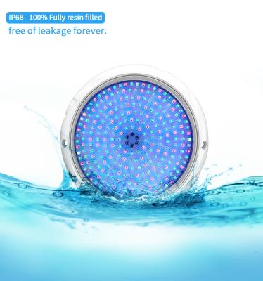 China La superficie de control concreta durable de WiFi de la luz de la piscina del RGB montó en venta