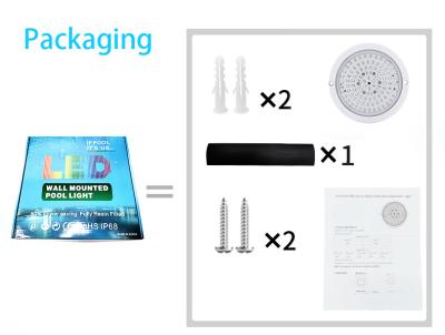 China Resin Filled 120MM Concrete Pool Light Inground 6W 10W Switch WiFi Control for sale