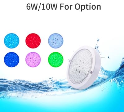 China Resin Filled 120MM Concrete Pool Light Inground 6W 10W Switch WiFi Control for sale