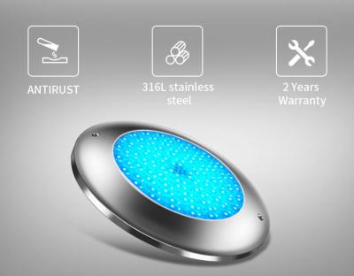 Cina Luci subacquee dello stagno di acciaio inossidabile, lampada della piscina di RGB Inground in vendita