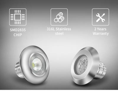 Cina lo stagno subacqueo di 10W IP68 LED accende l'anti corrosione di acciaio inossidabile in vendita