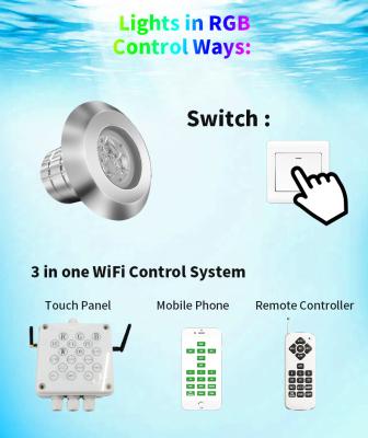 Cina lo stagno subacqueo di 10W IP68 LED accende l'anti corrosione di acciaio inossidabile in vendita