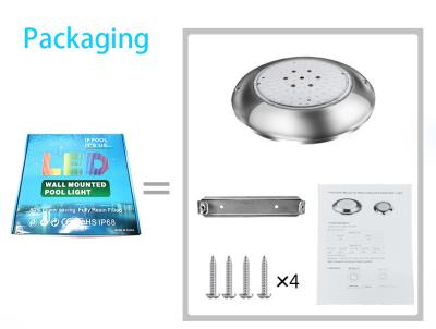 China RGB Color Changing LED Pool Light Wall Mounted Refined 150mm 6W for sale