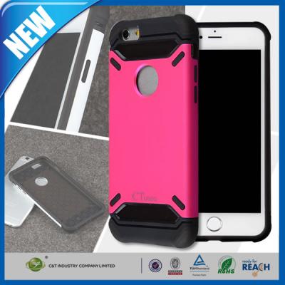 China PC TPU 2-Piece iPhone 6 Plus Protective Case Hybrid High Impact Armor Defender for sale