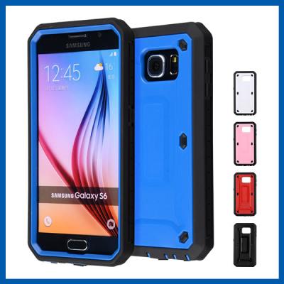 Cina Pc duro blu + galassia S6 del rivestimento protettivo di TPU su resistente agli urti in vendita