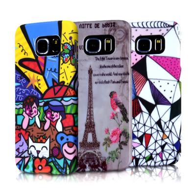 Cina Copertura posteriore dura multicolore di plastica per il fumetto della cassa della galassia S6 di Samsung in vendita