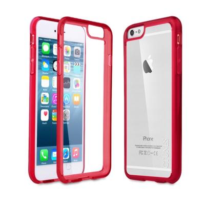 中国 超雑種の透明なAppleの携帯電話は+ IPhone 6sのためのTPUのバンパーと包装します 販売のため