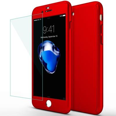 中国 360度のApple IPhone 7のための完全な保護細くなめらかな前部背部携帯電話の箱 販売のため