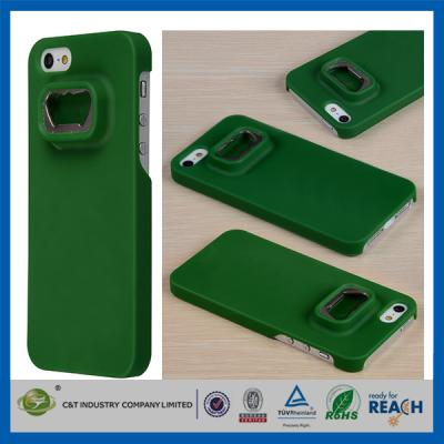 Cina Casse di plastica dure verdi del telefono cellulare di Iphone 5S Apple, caso anti shock del telefono cellulare in vendita