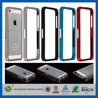 Cina Metallo di alluminio Scorrevole-sulla copertura di casi del telefono cellulare di Apple del paraurti della struttura per Iphone 5 in vendita