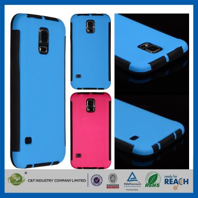 Cina Casse blu del telefono cellulare di Samsung della prova impermeabile della polvere per la galassia S5 I9600 di Samsung in vendita