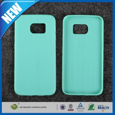 Cina Copertura molle di gomma del telefono del silicone della pelle del gel della gelatina TPU, caso protettivo del bordo della galassia S6 di Samsung in vendita