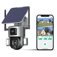 China Dual Linkage Motion Detection Solar Powered Wifi Security Camera 4K for sale