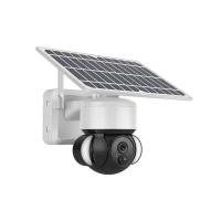 China IP66 Weatherproof Solar Dome Camera 4G LTE Cellular Security Camera for sale
