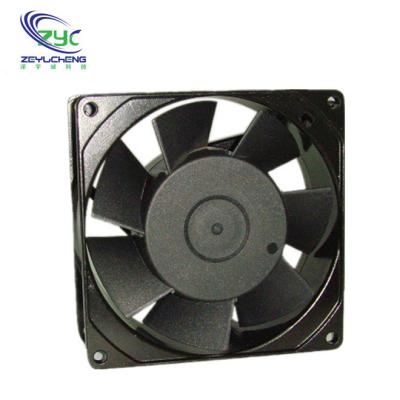 China 92mm 9238 92x92x38 240v ac brushless axial cooling fan with wires for sale