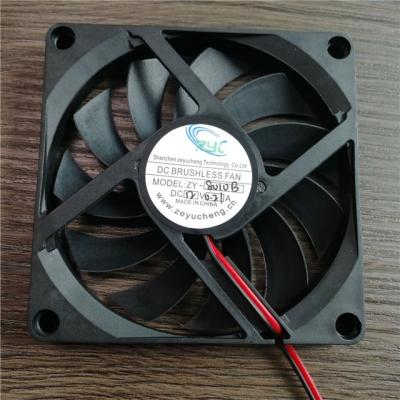 China 8010MM 80x80x10mm Radiator DC Brushless Cooler Cooling Fan with PWM for sale