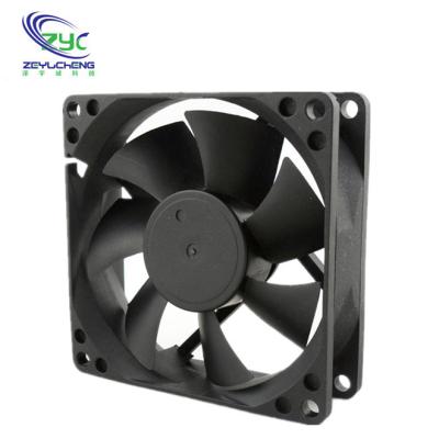 China 8025 DC 12V 0.3A Brushless Server Square Cooling Fan with connector for sale