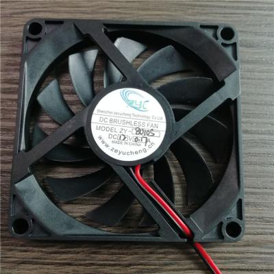 China DC 5V 12V 24V 8cm 80MM 8010 CM power supply CPU chassis thin cooling fan for sale