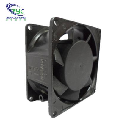 China 8038 AC ball bearing high speed centrifugal fan with cable 100mm for sale
