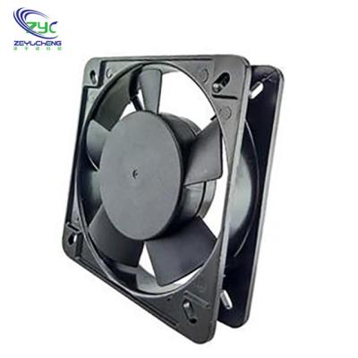 China 110*110*25mm AC 110V 220V FAN computer case Aluminum alloy frame Cooling fan with 2wire for sale
