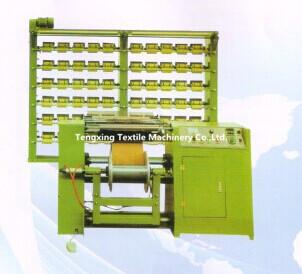China rubber warping machine for ribbon,webbing,tape,stripe,riband,band,belt,elastic etc. for sale