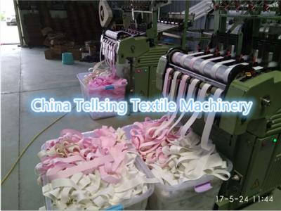 China fuente elástico de calidad superior de Tellsing del fabricante de China de la máquina de las correas del sujetador para la correa de la cinta, cinta, fábrica que teje del cordón en venta