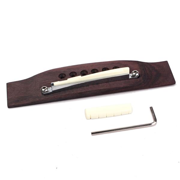 Quality 6 Strings Acoustic Guitar Bridge Saddle Shims 72MMM Cradle Insert With Wrench for sale
