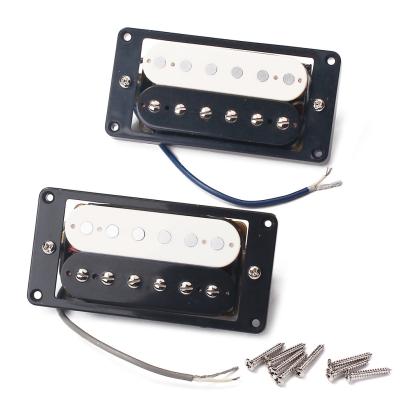 Китай Zebra Double Coil Pickups Humbucker Pickup Vintage Magnet LP Гитары Черный белый обложка продается