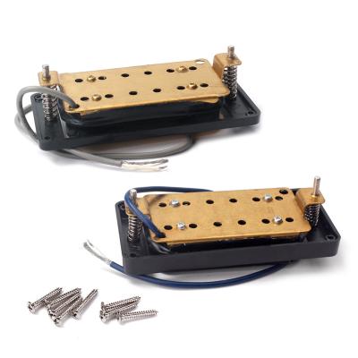 Китай Zebra Double Coil Pickups Humbucker Pickup Vintage Magnet LP Гитары Черный белый обложка продается