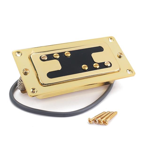 Quality RB Style Mini Style H Type Electric Guitar Humbucker Pickup 72x32MM for RickenBacker Style Guitar Gold for sale
