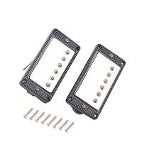 Quality Alnico 5 Chrome Metal Humbucker Pickup Double Coil 13~14kΩ For LP Guitar With for sale