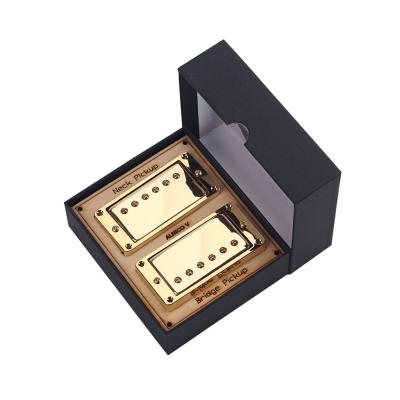 Cina Alnico 5 Humbucker Pickup Double Coil Guitar Pickup Neck 13,5 kΩ / Bridge 15,4 kΩ in vendita