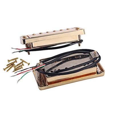 Cina Alnico 5 Humbucker Pickup Double Coil Guitar Pickup Neck 13,5 kΩ / Bridge 15,4 kΩ in vendita