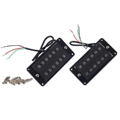 China 5 Magnet Alnico Humbucker Pickup Set N17.9K/B18.8K Met Carbon Fiber Cover Te koop