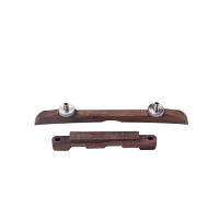 China Easy Installation Traditional Adjustable Mandolin Bridge With Two Knobs for sale