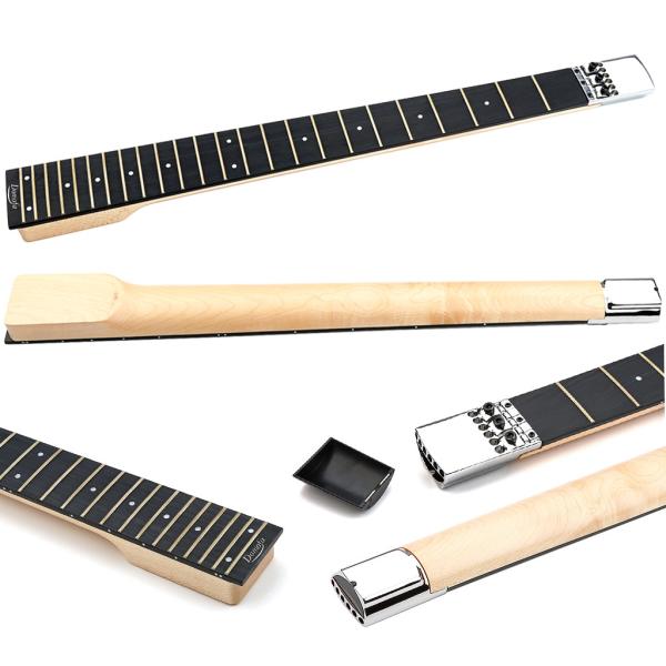 Quality Easy To Install 24 Fret Guitar Neck Headless Bass Neck 22.16 Inches Length for sale