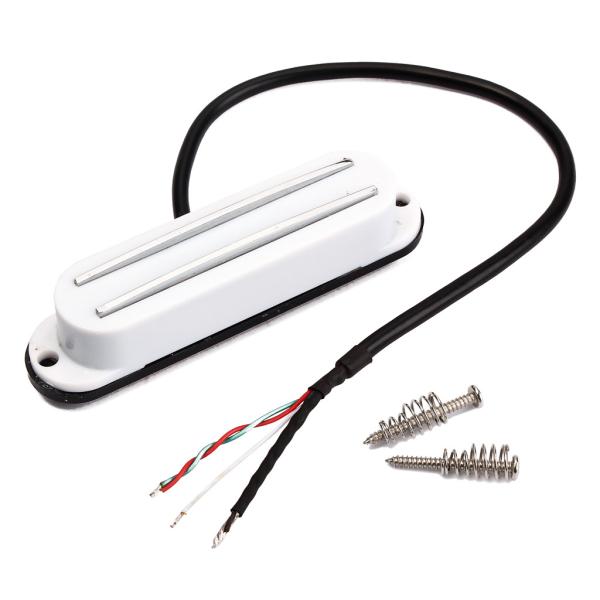 Quality Ceramic Rod Dual Rail Single Coil Guitar Pickups Fit For Stratocaster With White for sale
