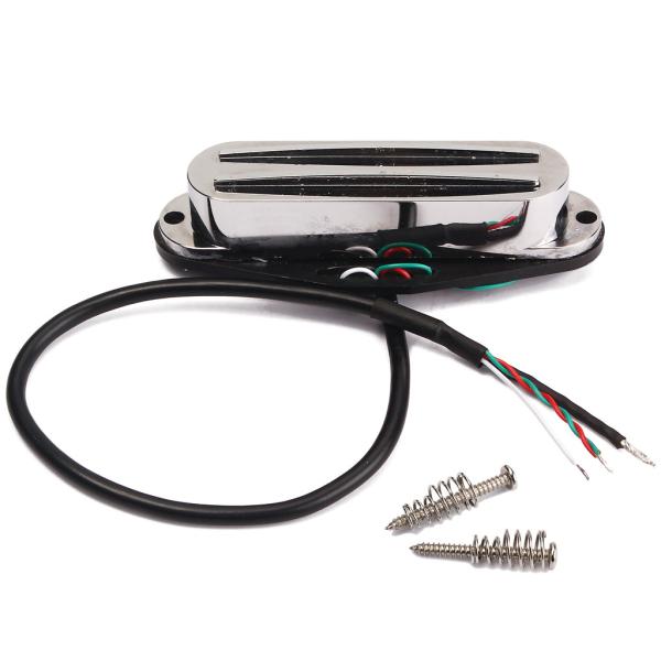 Quality Ceramic Single Coil Bass Pickup Dual Rails DC Resistance 9~10kΩ With Screws for sale