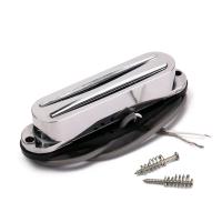 Quality Chrome Plated Plastic Dual Rail Guitar Pickup Single Coil DC Resistance 9.3K for sale