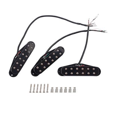 Cina SSS Mini Guitar Pickup Set 9kΩ Resistenza Single Coil Guitar Pickup in ceramica in vendita