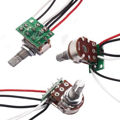 China 3 Band Equalizer EQ Preamp Circuit Bass Guitar Tone Control Wiring Harness and JP Pickup Set for Active Bass Pickup à venda