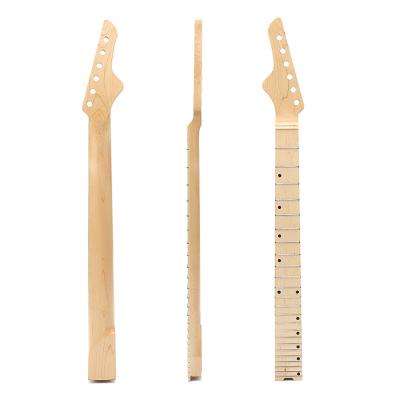 Cina 6 corde Acero Jazz Bass Chitarra collo 24 Fret Finitura satinata Chitarra elettrica collo sostitutivo in vendita