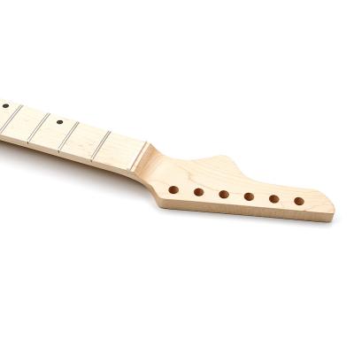 Cina 6 corde Acero Jazz Bass Chitarra collo 24 Fret Finitura satinata Chitarra elettrica collo sostitutivo in vendita