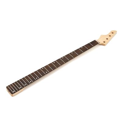 Cina 4 corde 24 fretti Jass Bass Guitar Neck 33.77 Inch Rosewood Maple Wood Satin Finish in vendita