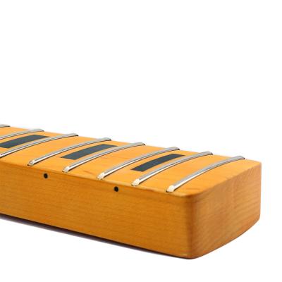 中国 Electric Bass Guitar Neck Gloss Finish 20 Fret Maple Wood Bass Guitar Neck Adjustable Truss Rod 販売のため