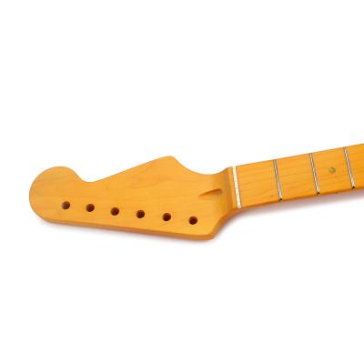 China Matte finish Electric Guitar Neck 21 Fret Fender Stratocaster Maple Neck abalone shell Te koop