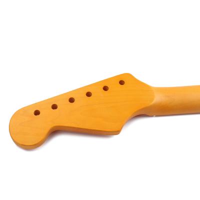 China Matte finish Electric Guitar Neck 21 Fret Fender Stratocaster Maple Neck abalone shell Te koop